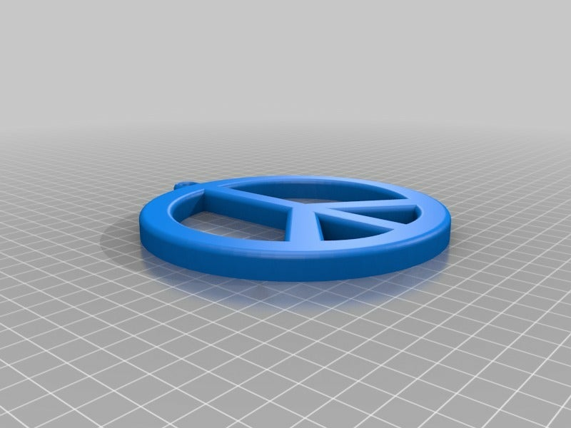 Free STL file Isaac W. Peace Sign ☮️・3D printing idea to download・Cults