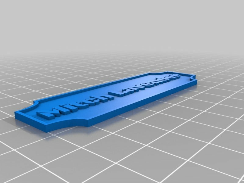 STL-Datei ML nameplate 🏠 kostenlos・Design für 3D-Drucker zum ...