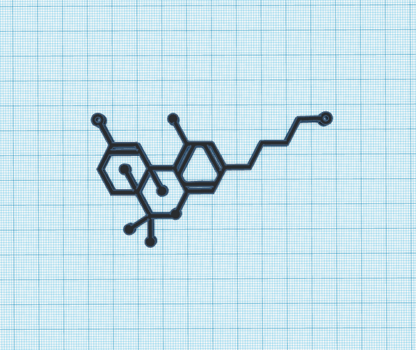 STL file THC" Pendant 👩・3D printer model to download・Cults