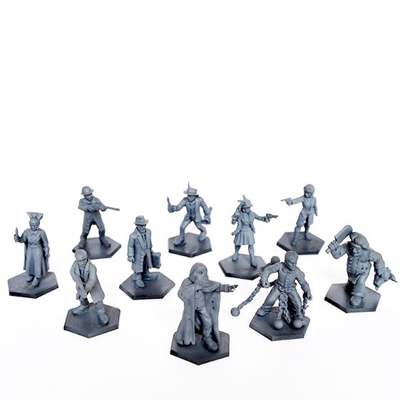 ♟ Cthulhu Investigators - 13 Characters・ 3D File for ・Cults