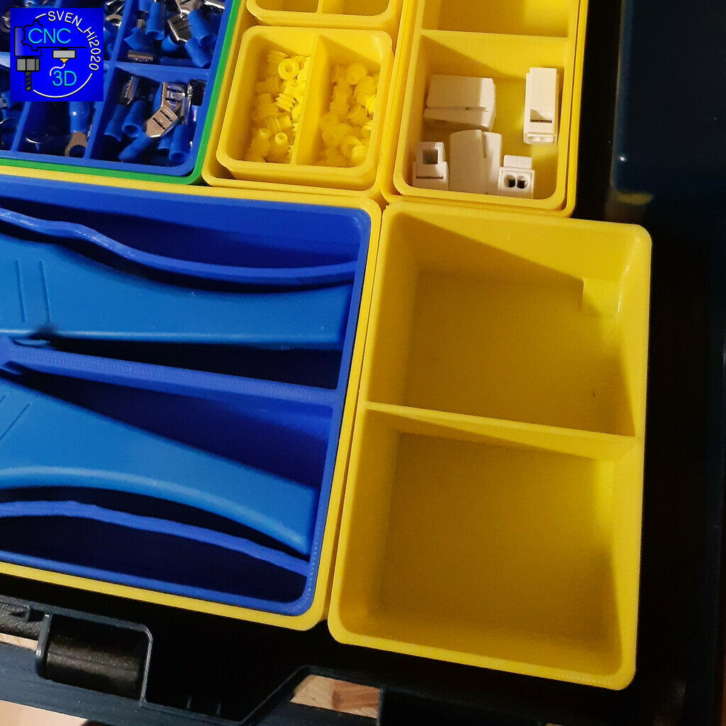 Free STL file L-Boxx insert corner box 2x1.5 sorting box 📦 ・3D ...