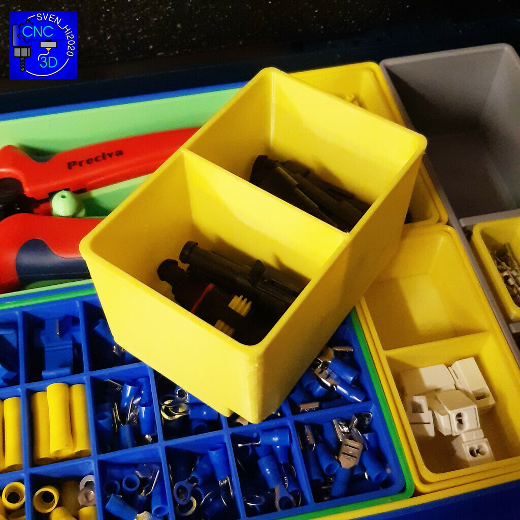 Free STL file L-Boxx insert corner box 2x1.5 sorting box 📦 ・3D ...