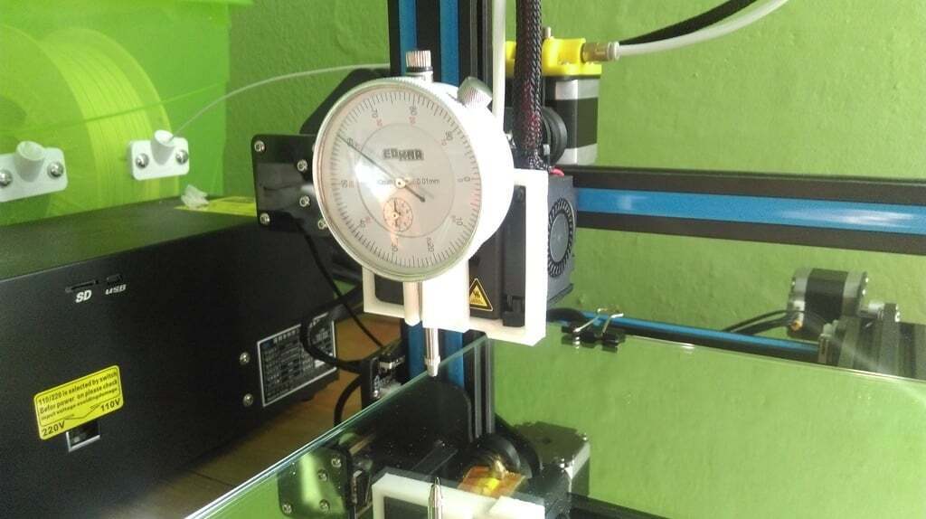 3D printable CR-10 / Ender3 DTI holder for bed alignment・Cults