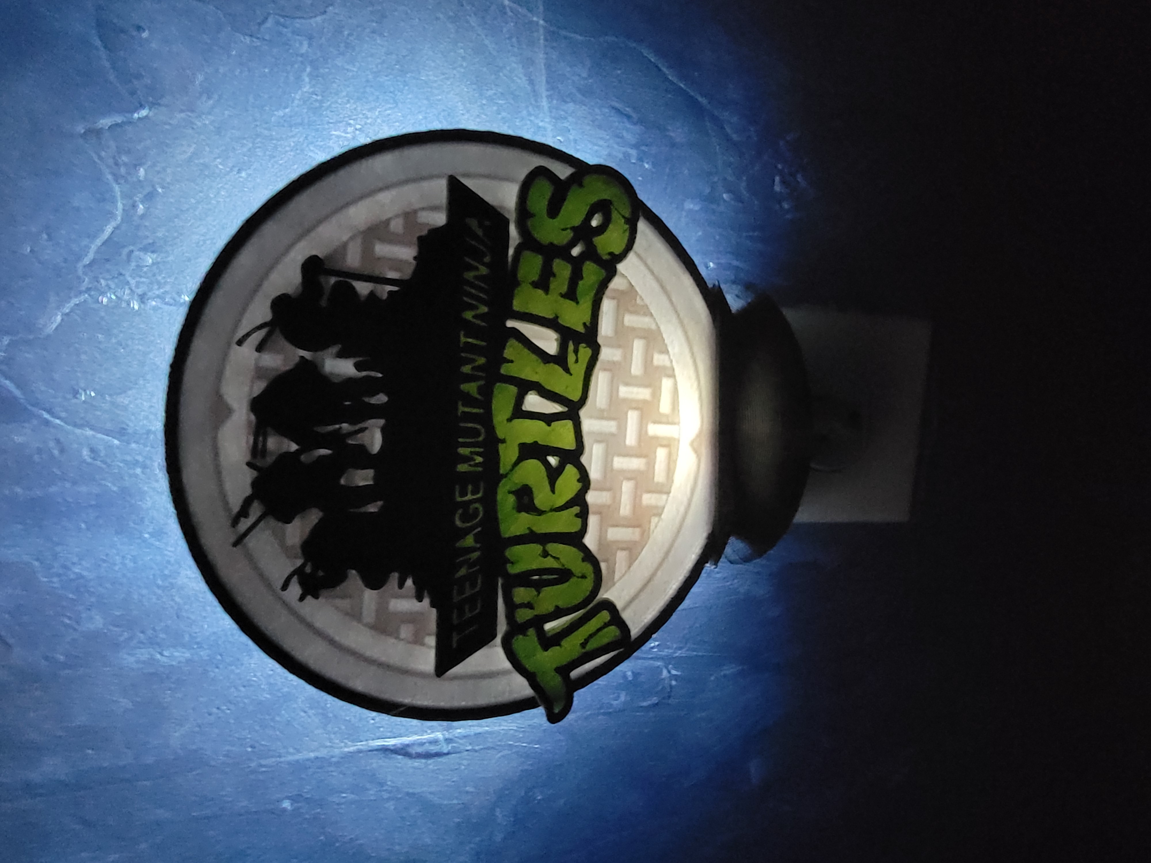 STL file TMNT Night Light 🥷 ・3D printer design to download・Cults