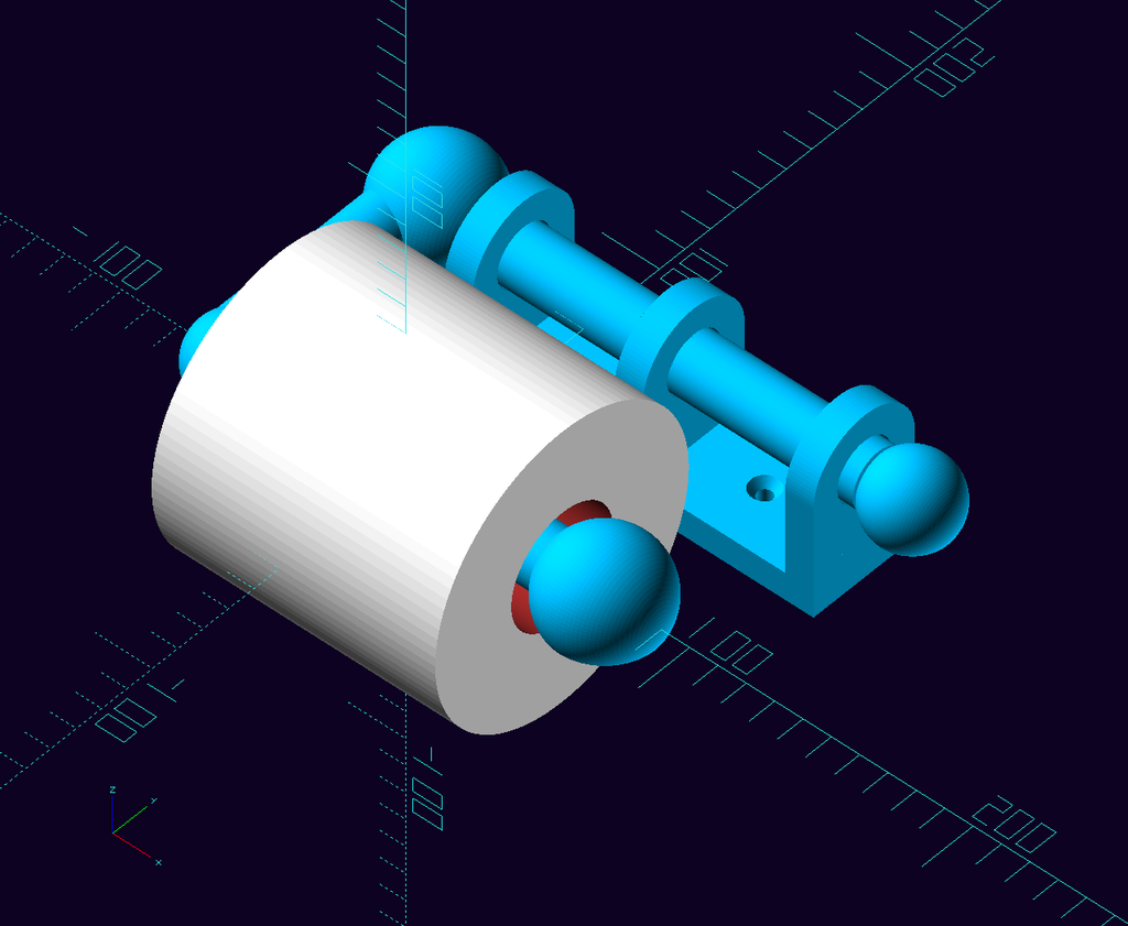 Free STL file Toilet Roll Holder V2 🚽 (SCAD)・Object to download and to ...