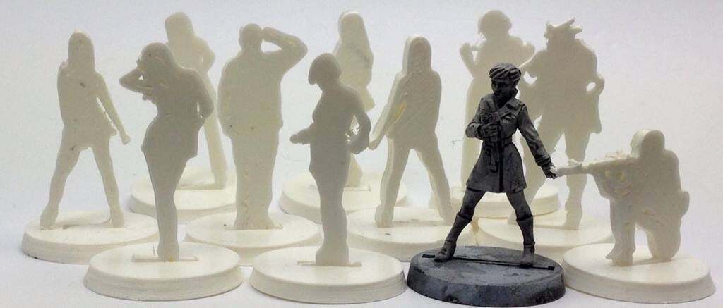 🎲 Flat minis for contemporary/scifi wargaming 28mm・Free STL File for ・Cults