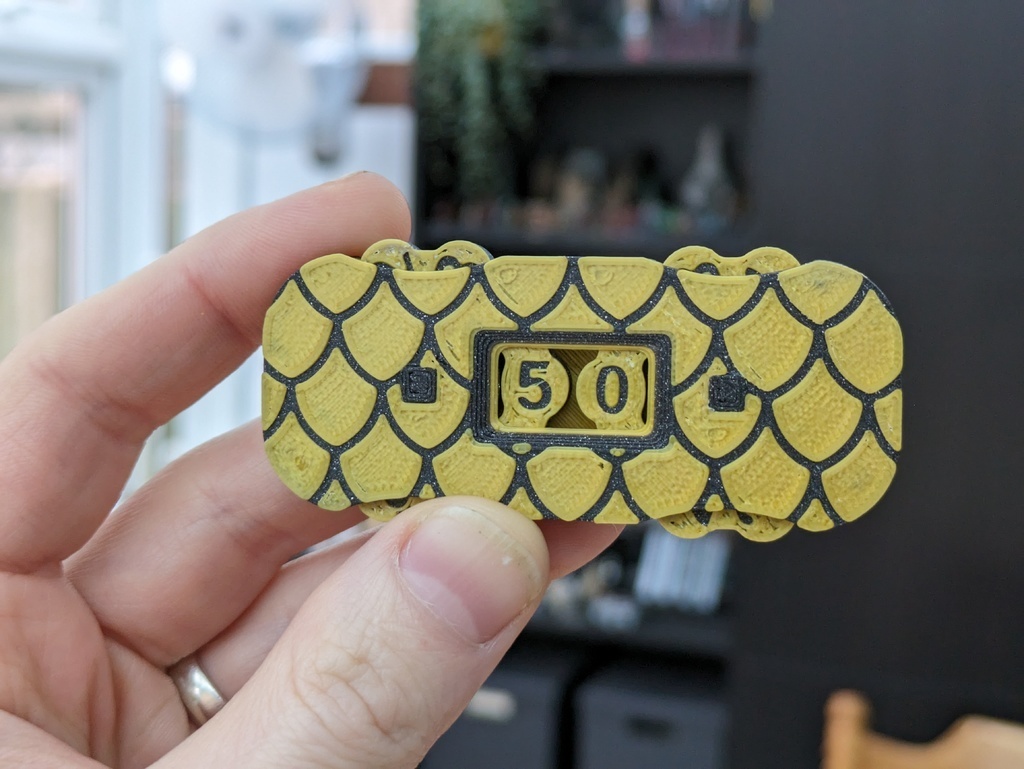 🧑‍⚕️ Health / Life / Stat Tracker Wheels, no support print, for board ...