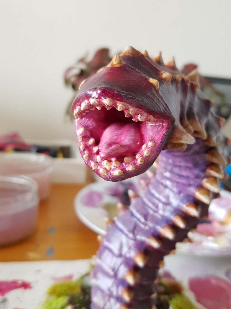 3D printed Purple Worm・Cults