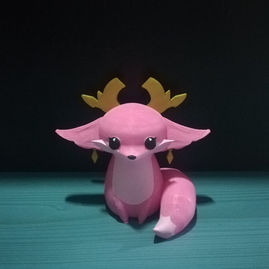 STL file Yae MIko Fox Form 🦊 ・3D print design to download・Cults