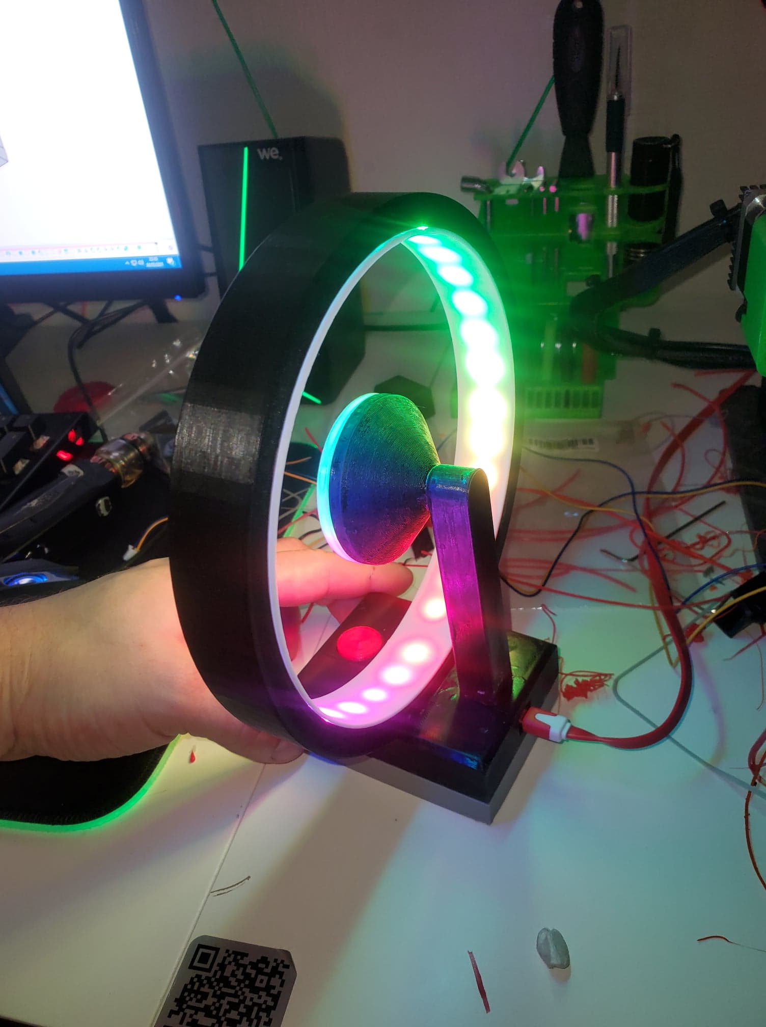 Free STL file Circle lamp 🟣 ・Object to download and to 3D print・Cults