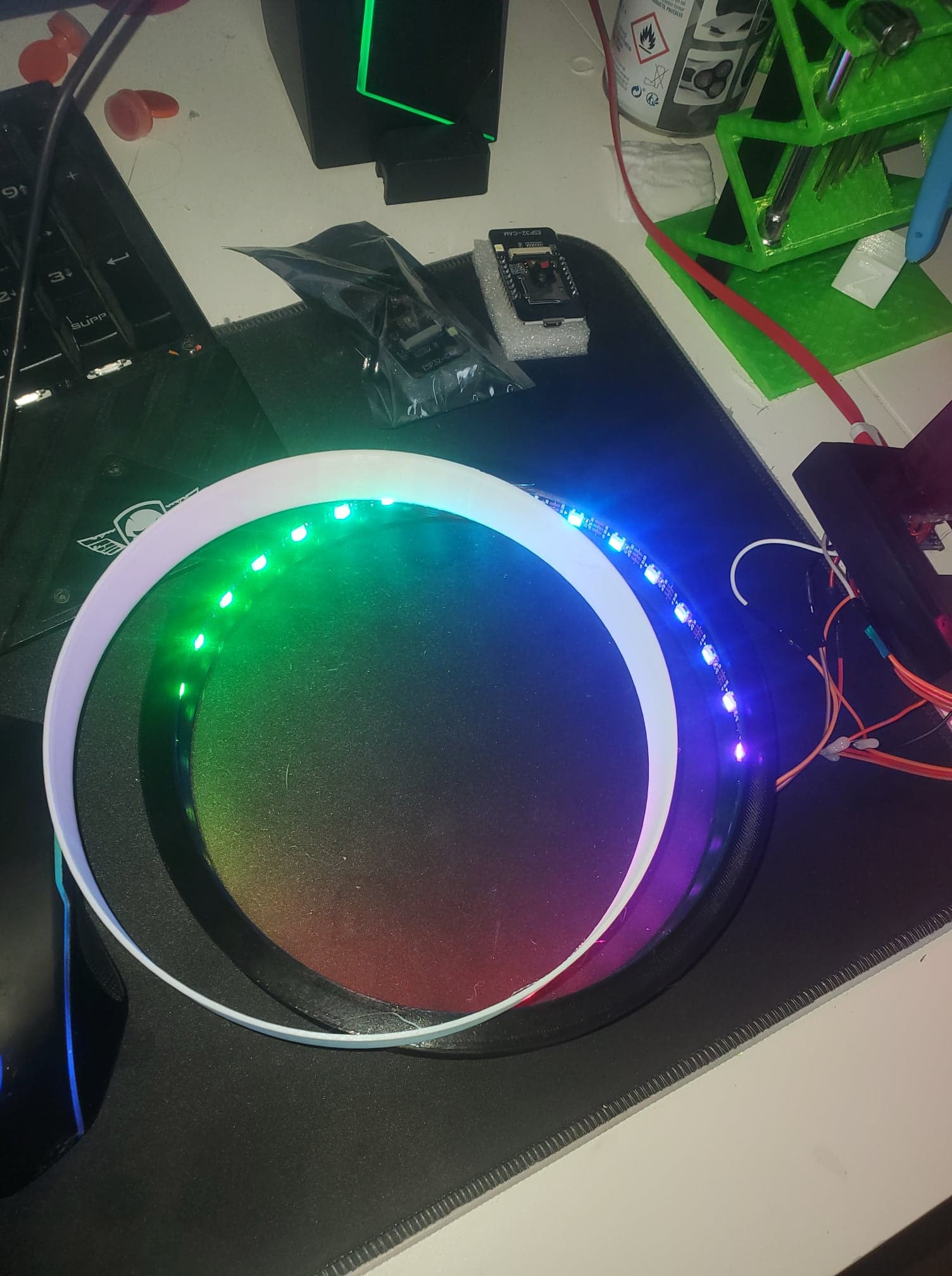 Free STL file Circle lamp 🟣 ・Object to download and to 3D print・Cults