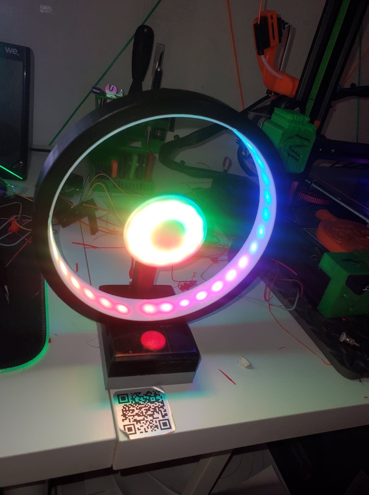 Free STL file Circle lamp 🟣 ・Object to download and to 3D print・Cults