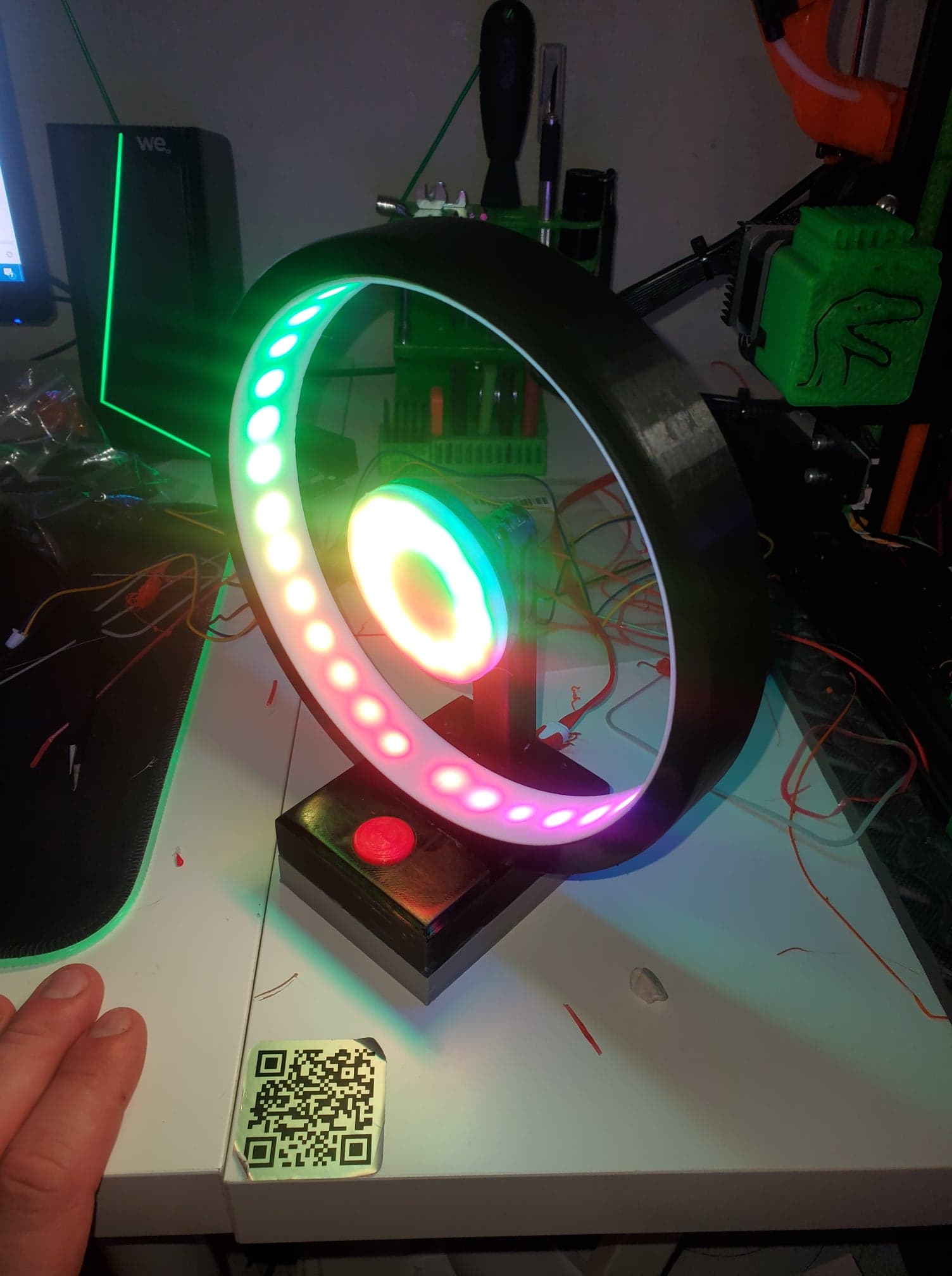 Free STL file Circle lamp 🟣 ・Object to download and to 3D print・Cults