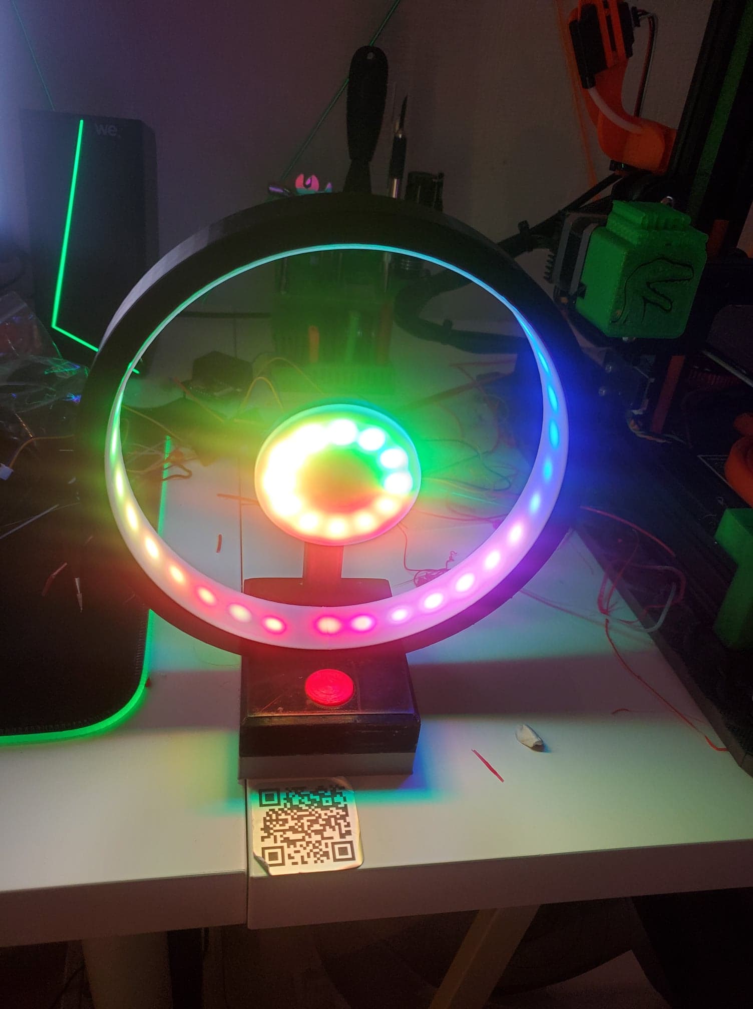 Free STL file Circle lamp 🟣 ・Object to download and to 3D print・Cults