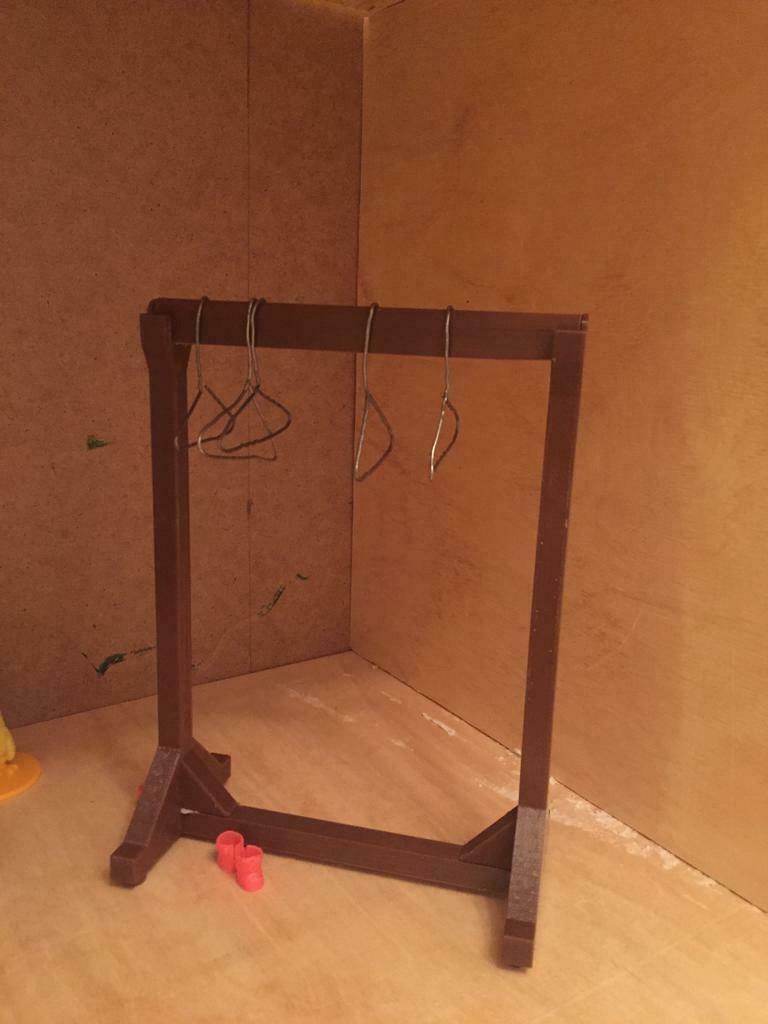 Free STL file Doll furniture. Stand for Hangers. 🧸 ・3D print design to ...