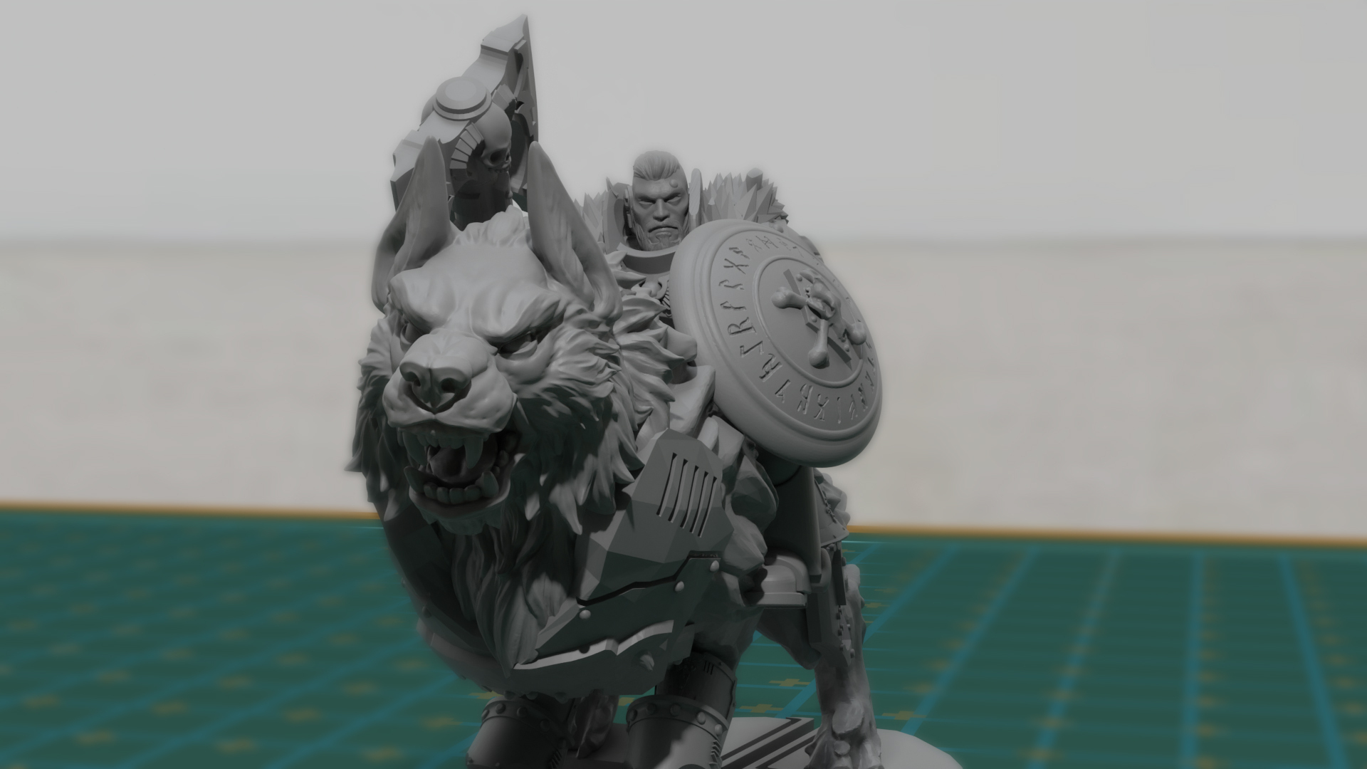 🐺 Wardenwolf・Free STL File for ・Cults