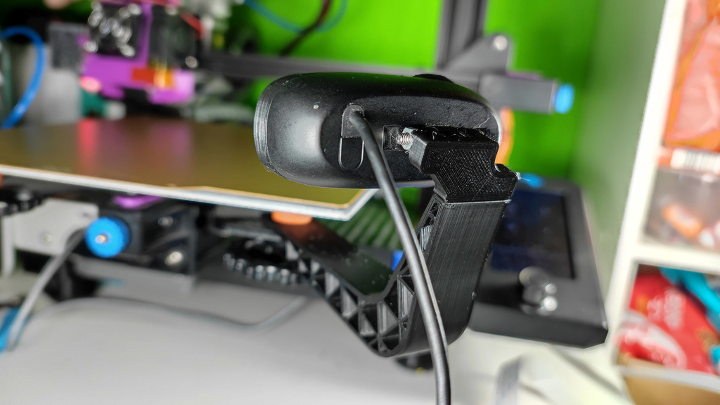🛏️ Logitech c270 Mount for Ender3 v2 Bed Camera Arm・Free 3D File for ・Cults