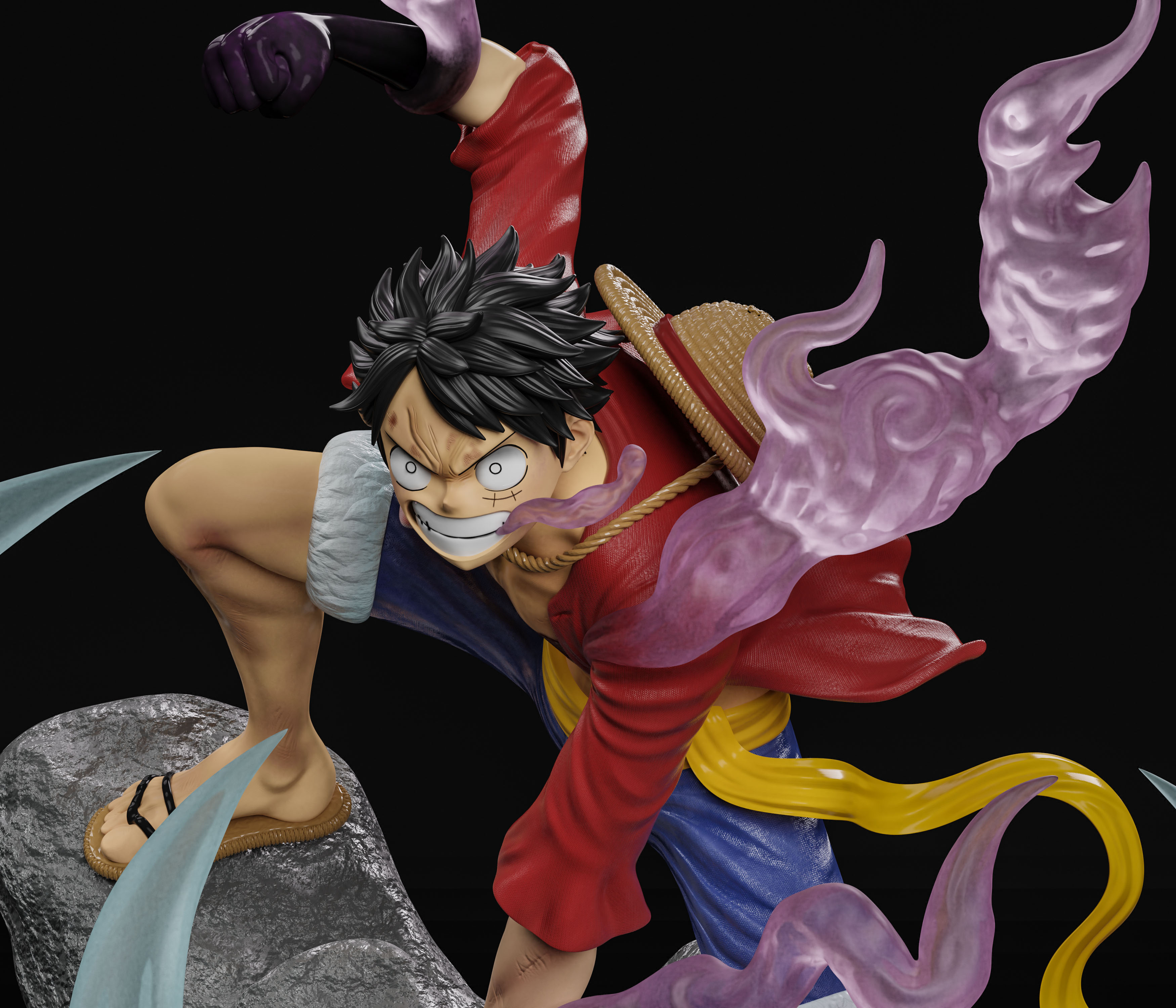 STL file Luffy- one piece 💬 ・3D print object to download・Cults