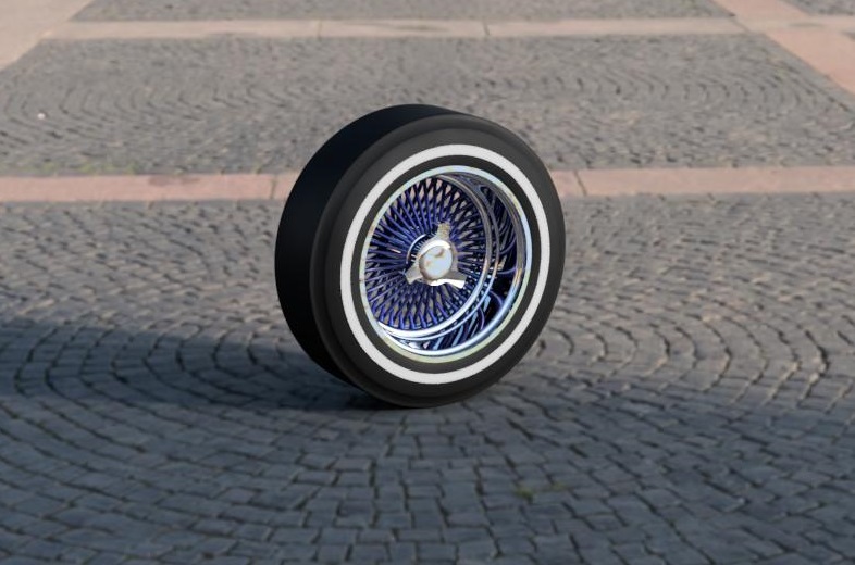 🛞 Lowrider wire wheel 1/18 scale 1 to 18・ STL File for 3D printing・Cults