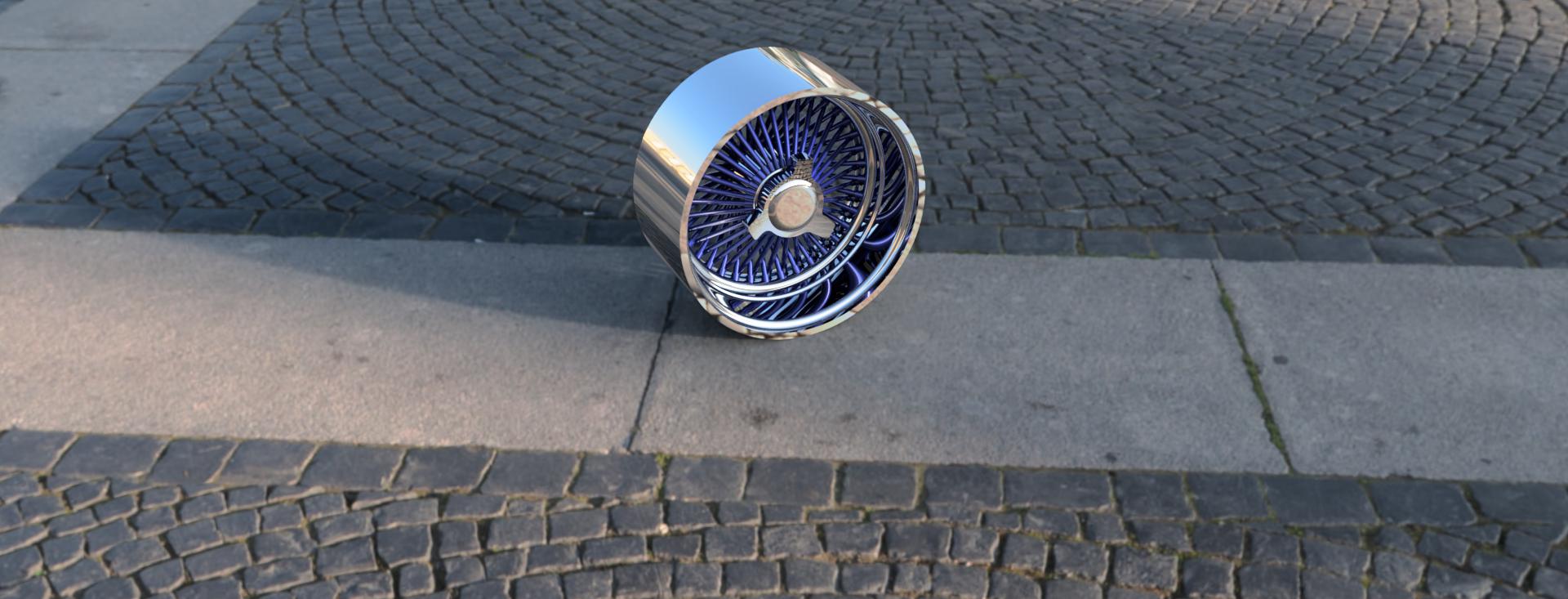 🛞 Lowrider wire wheel 1/18 scale 1 to 18・ STL File for 3D printing・Cults