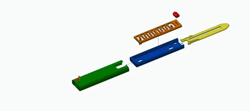 👌 OTF Fidget Knife mk II・Free 3D File for ・Cults