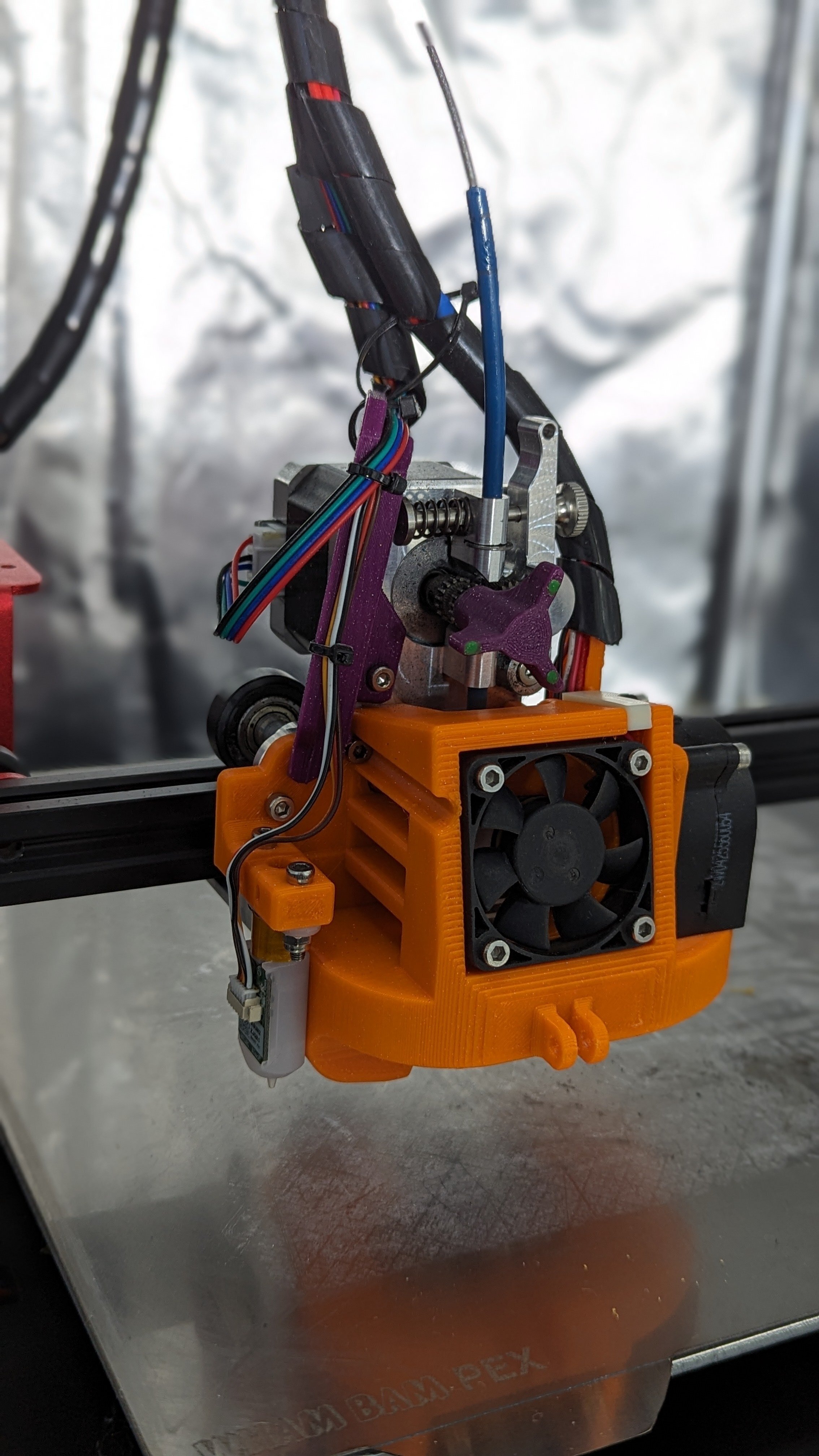 3D printing MicroSwiss Direct Drive CR10S Pro V2 Fan Shroud - PROPER ...