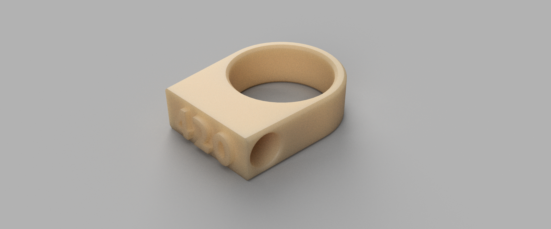 STL file Smoking ring 🚬 ・Model to download and 3D print・Cults
