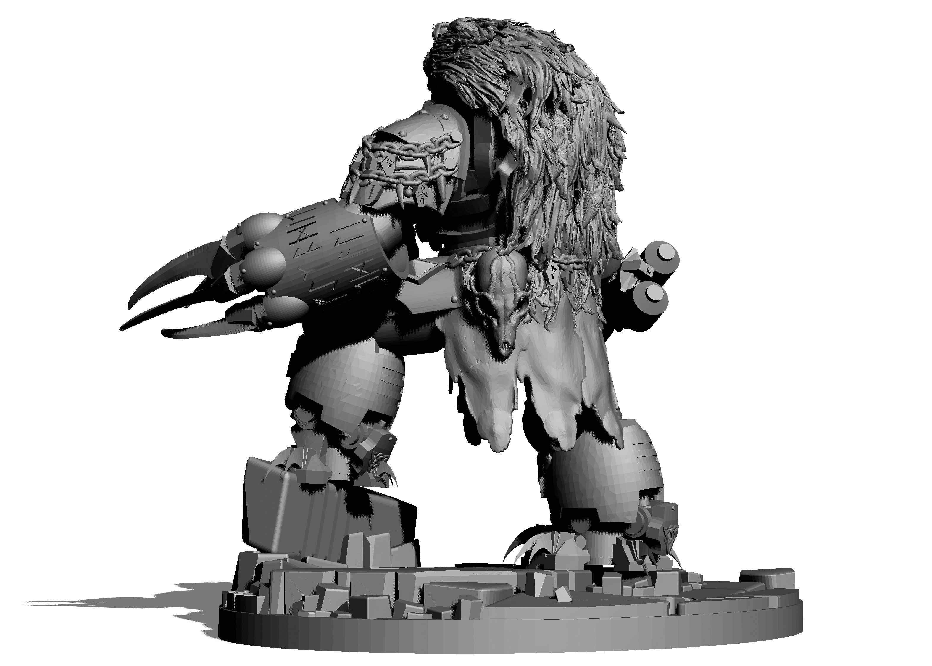 🐻 Tyberius of the Red Dream・Free STL File for ・Cults