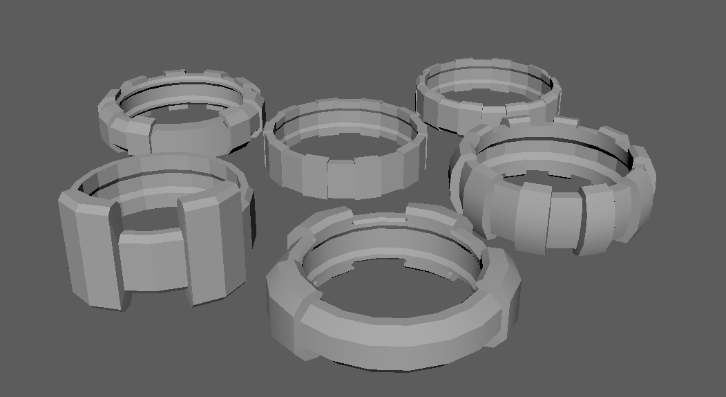 💍 Ring templates・Free OBJ File for ・Cults