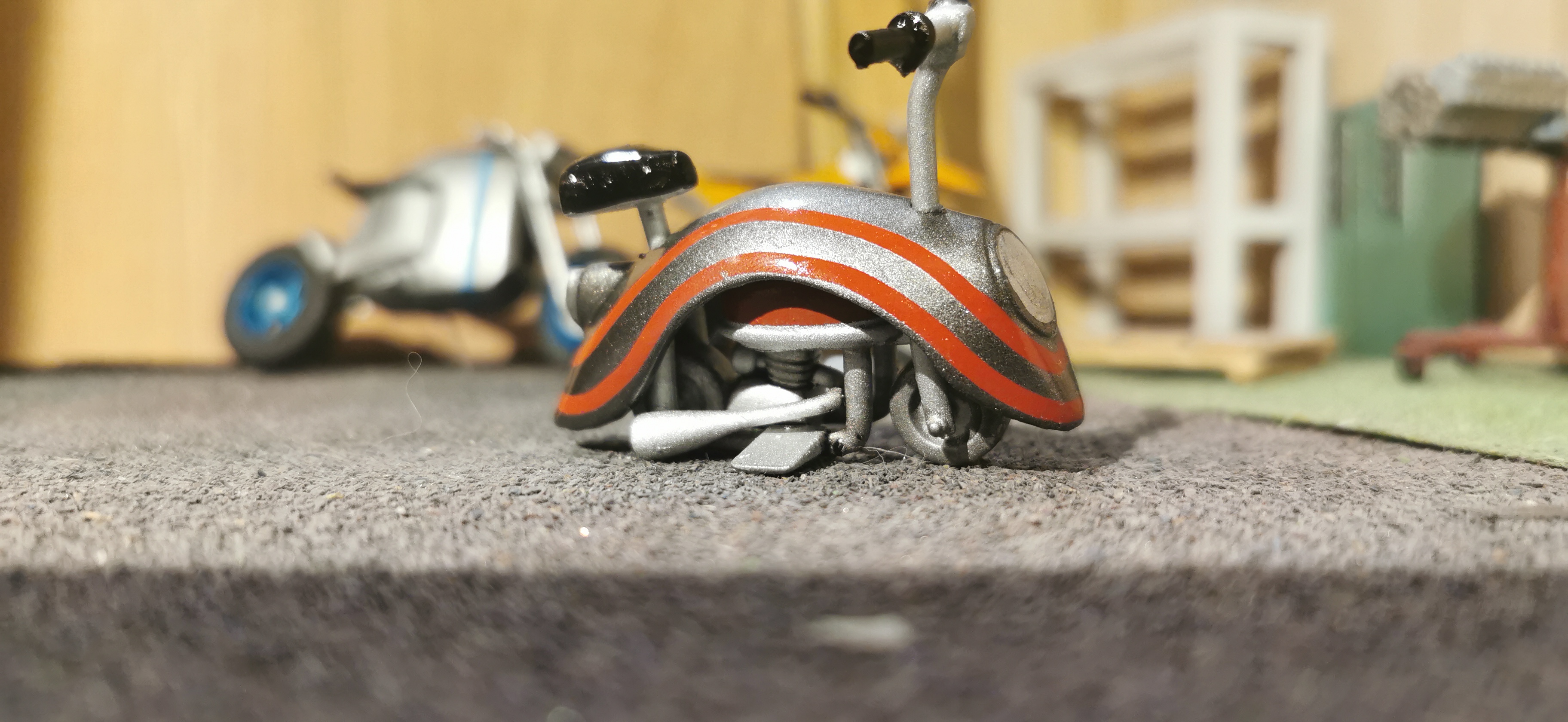 Volkswagen beetle mini bike - VW Bug fender mini bike - Model kit ...