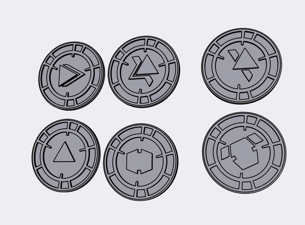 ⭐ Star Wars Legion unit markers・Free 3D File for ・Cults