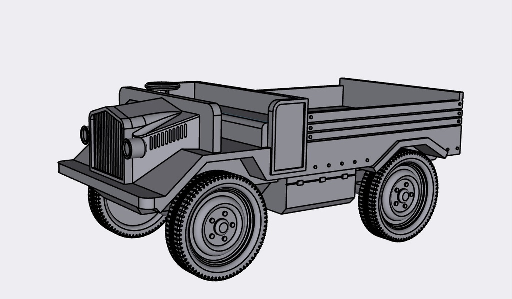 Archivo 3D gratis Airborne cortado Morris C8 Quad Tractor 🚜 ・Diseño por ...
