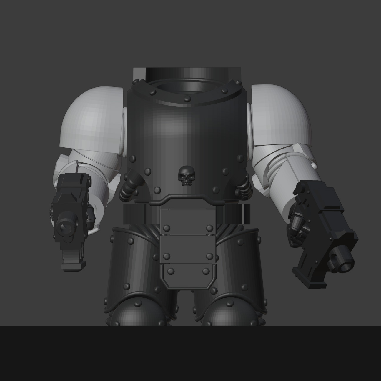 STL file posed arms truescale rivet armor x11 🎲 ・3D printable design to ...
