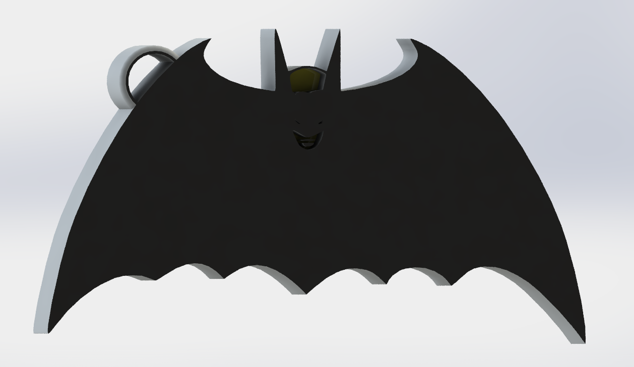 STL file BATMAN 1970'S LOGO 🗝️ ・Model to download and 3D print・Cults