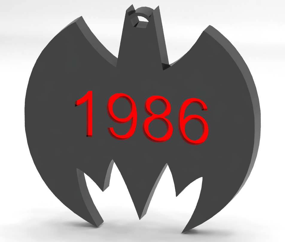 Archivo STL BATMAN 1986'S LOGO 🗝️ ・Plan imprimible en 3D para descargar ...