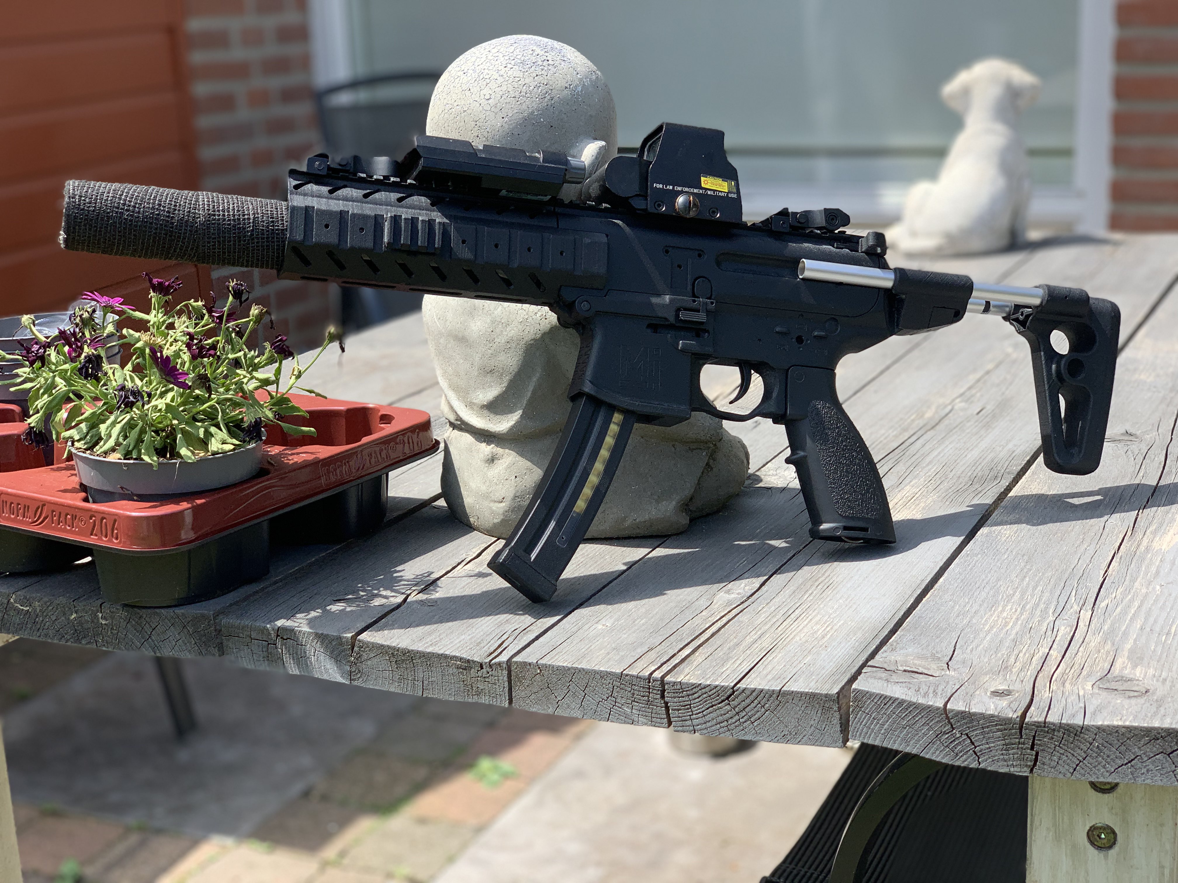 3D print Airsoft SMG body kit (MPX inspired) MIASMG1 • made with Ender ...