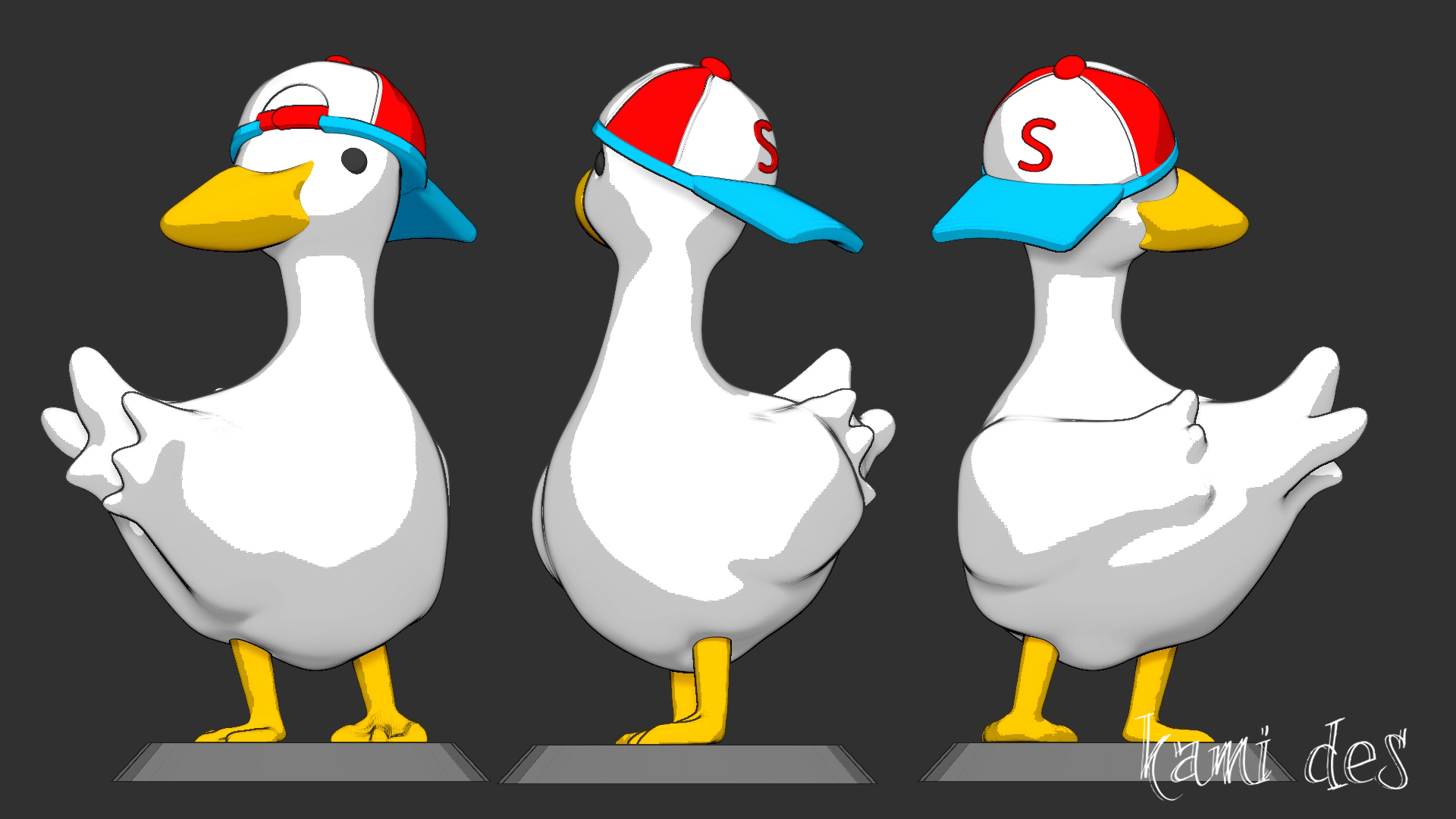 🦆 subaru duck・Free STL File for ・Cults