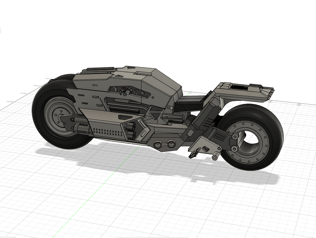 1/10- BATPOD / BATBLADE🦇 -THE FLASH⚡2022・ STL File for ・Cults