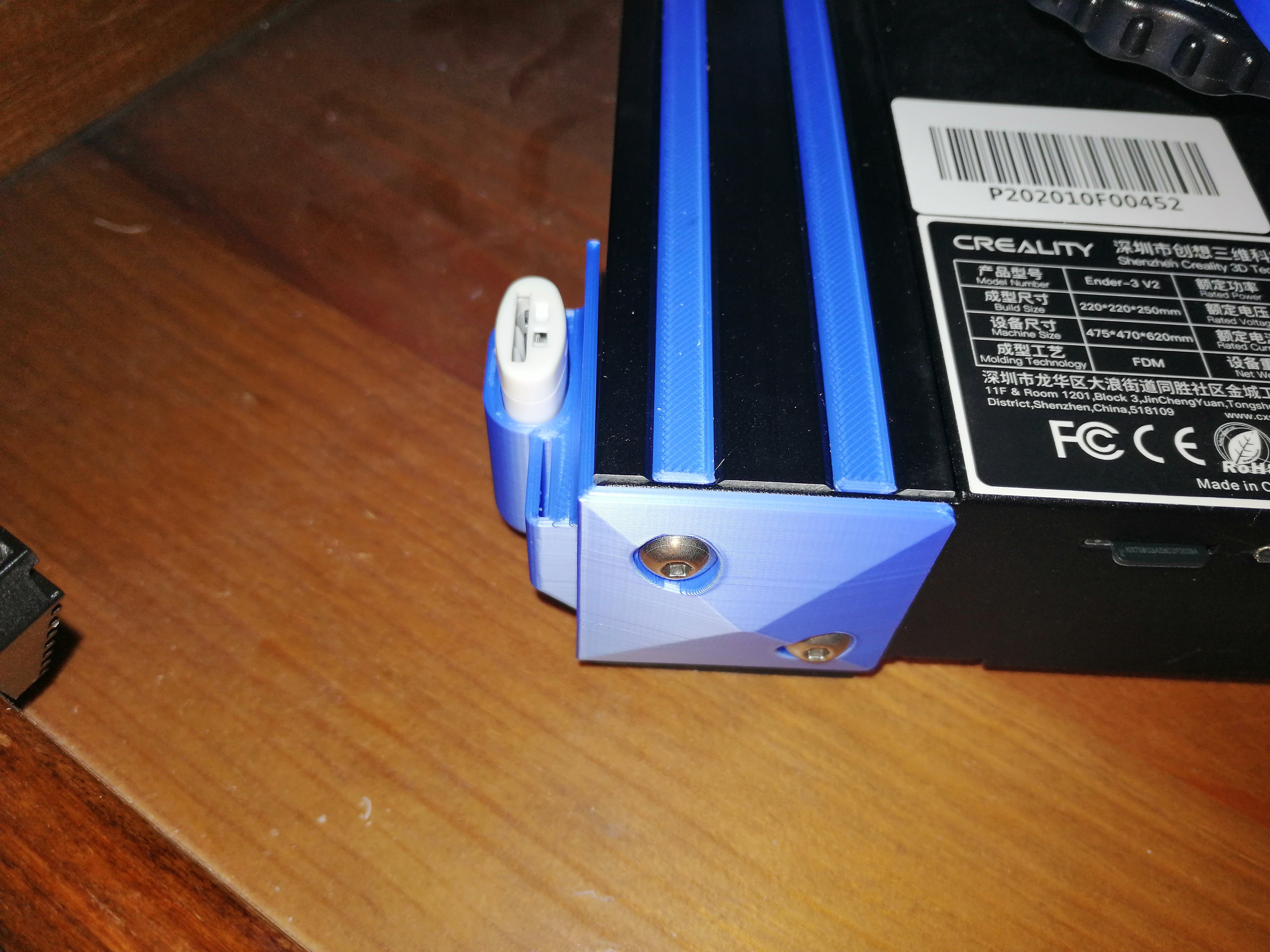 3D print Creality SD card adapter pendrive and sd card holder・Cults