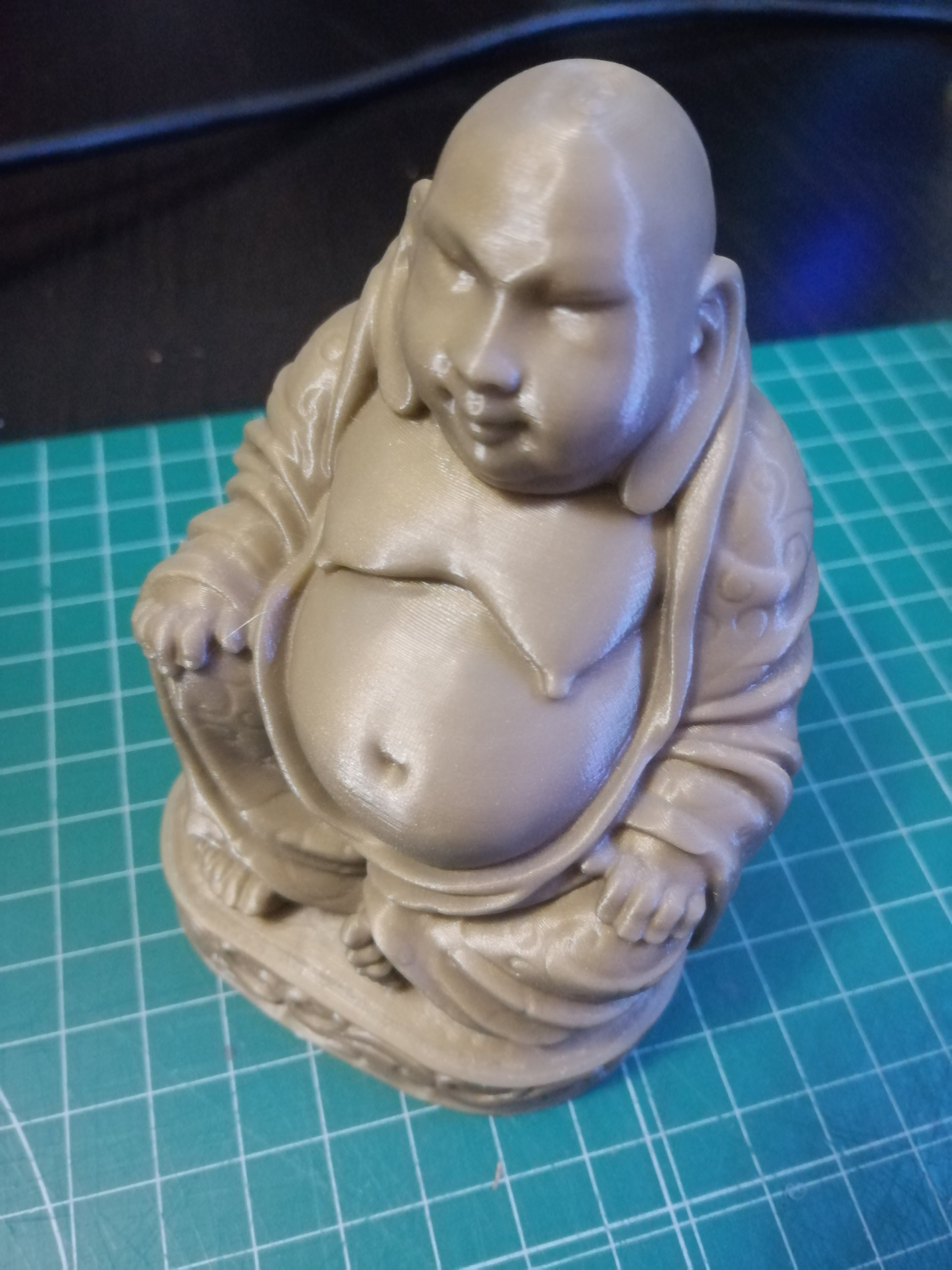 3D printable Buddha Hi-Res statue (Flat Bottom)・Cults