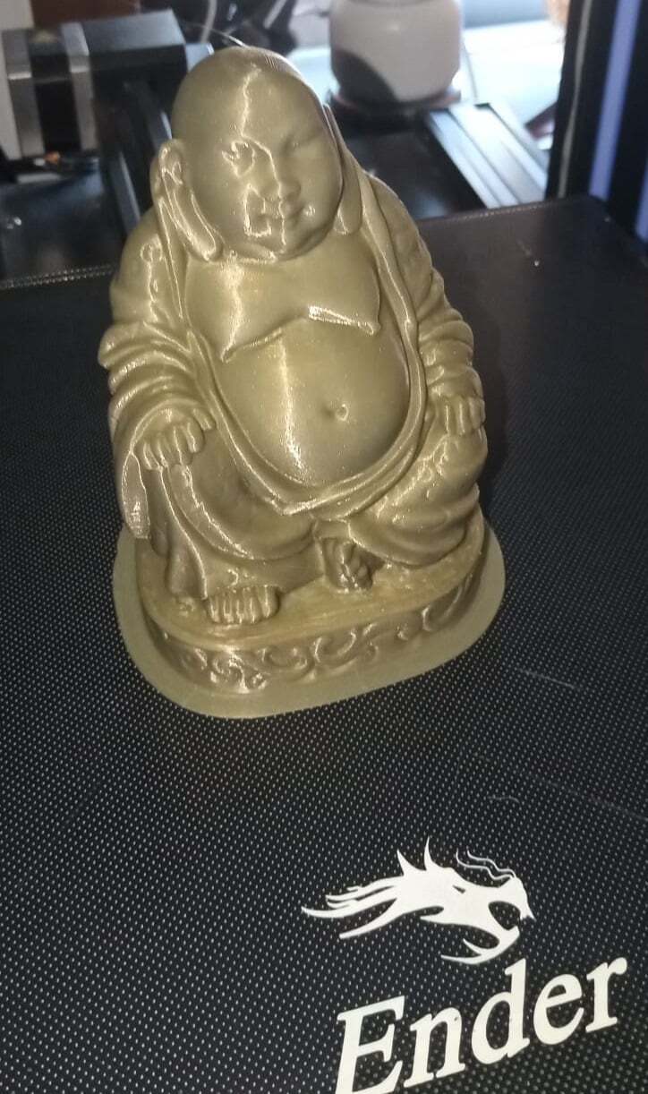 3D printable Buddha Hi-Res statue (Flat Bottom)・Cults