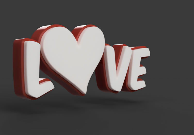 Archivo 3D Love wall lamp with heart ️‍🔥・Design para impresora 3D para ...
