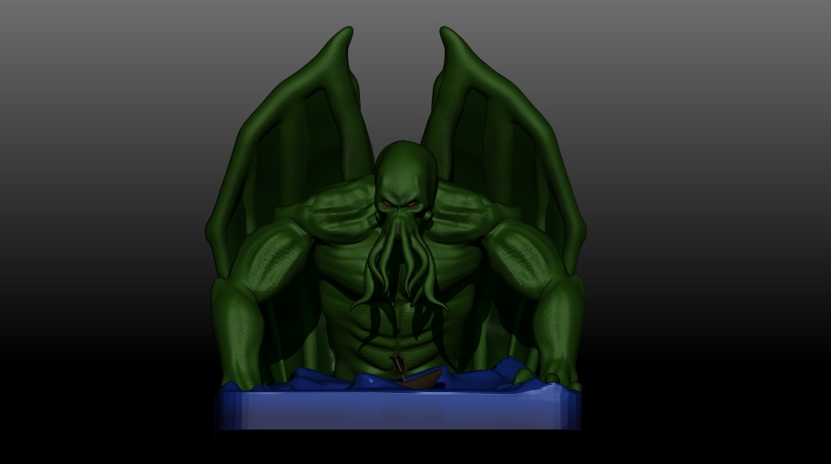 Archivo STL Cthulhu 🐉 ・Modelo imprimible en 3D para descargar・Cults