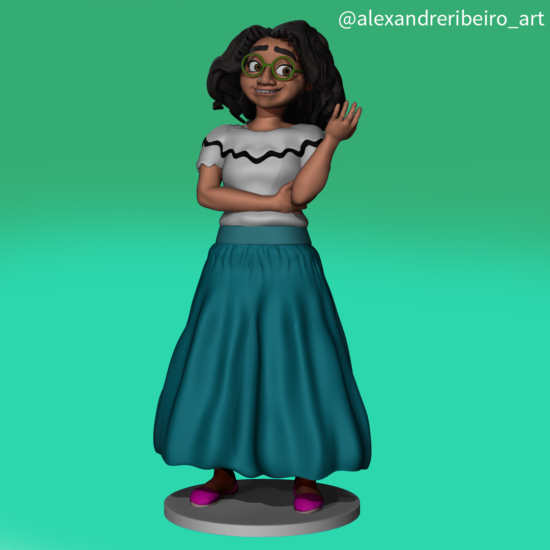 🎨 Mirabel, Bruno, Dolores e Camilo from encanto・ STL File for 3D ...