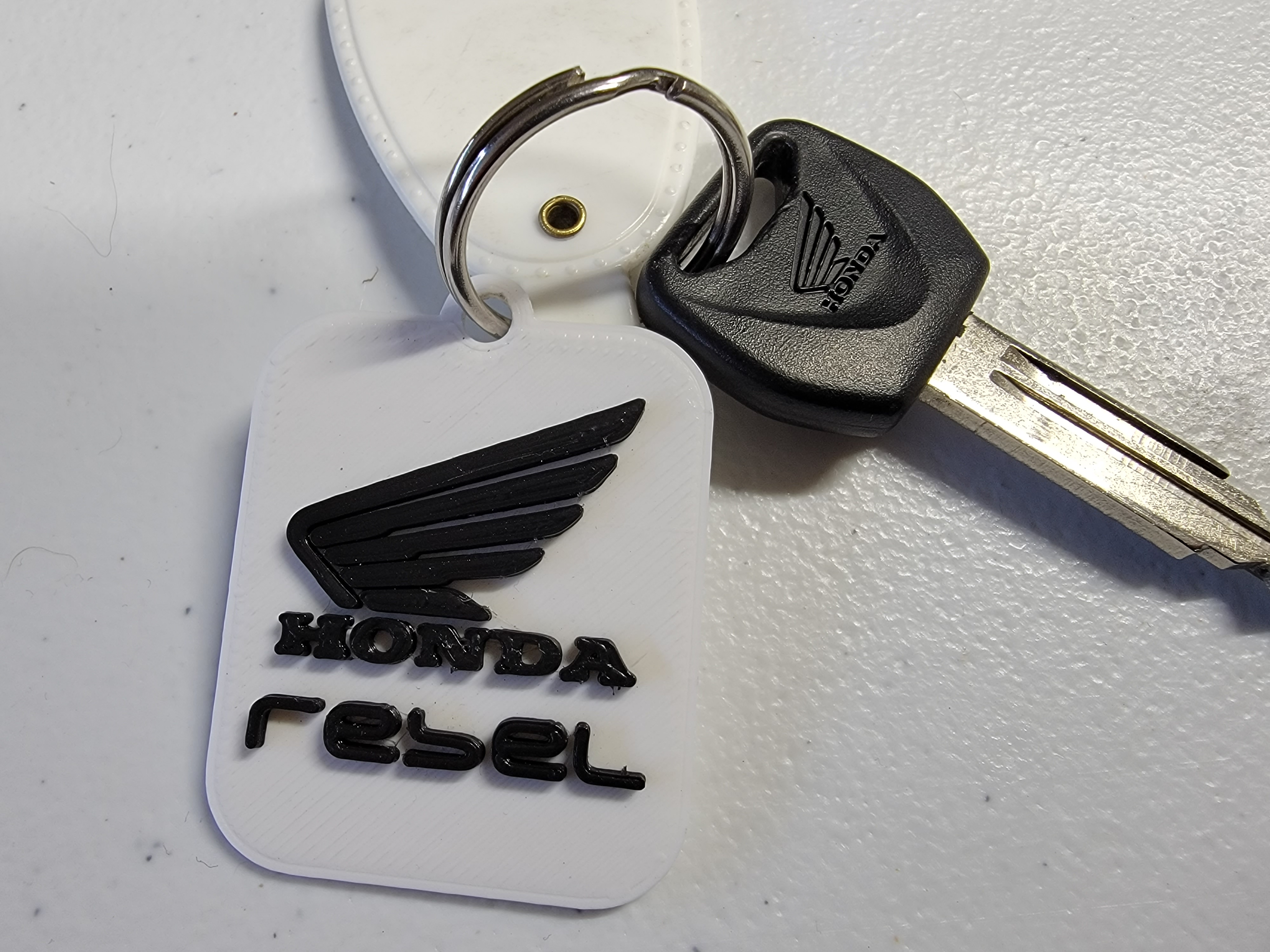 🗝️ Honda Rebel Keychain・Free STL File for ・Cults