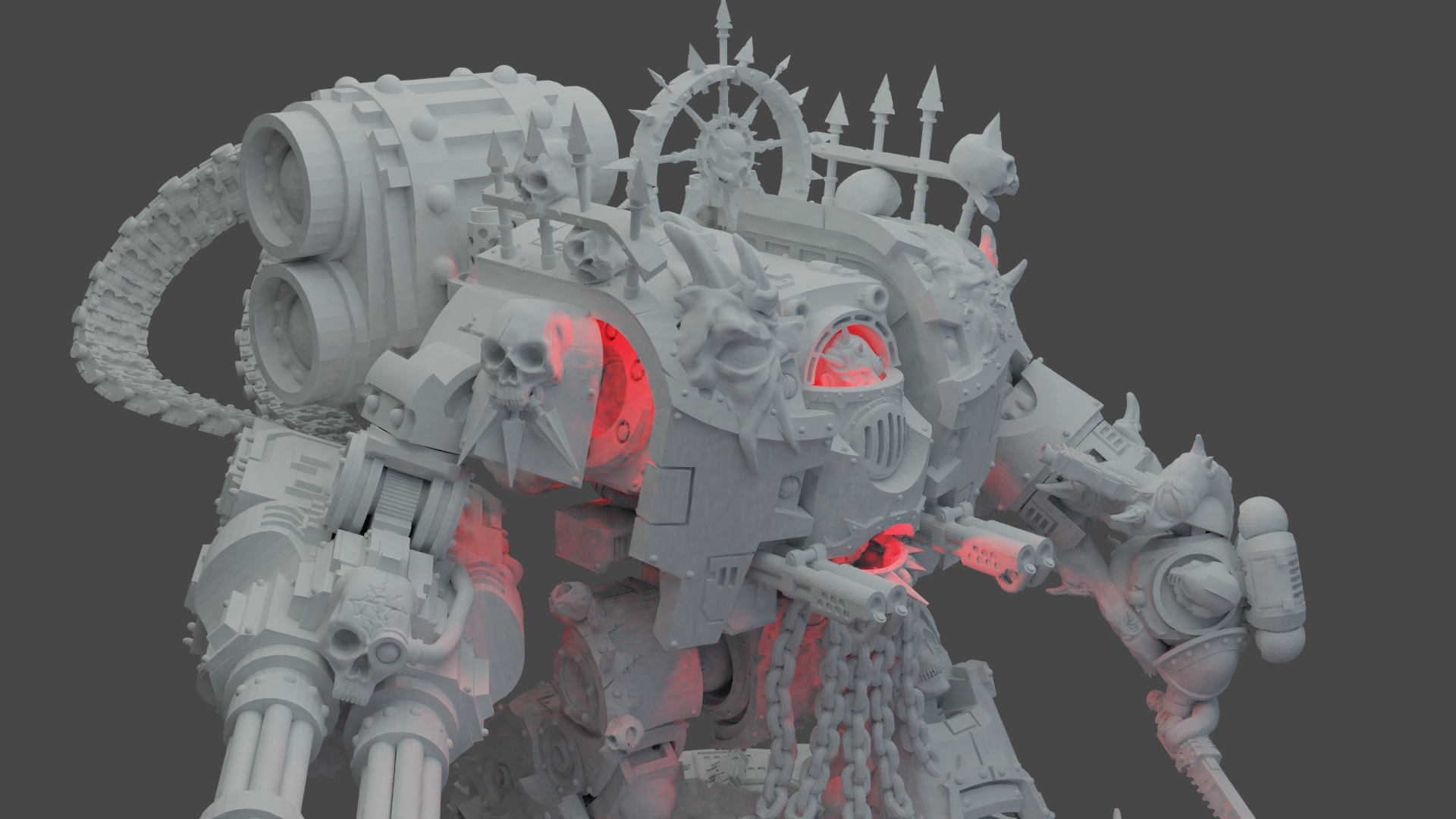 ⚰️ CHAOTIC COFFIN ROBOT・Free 3D File for ・Cults