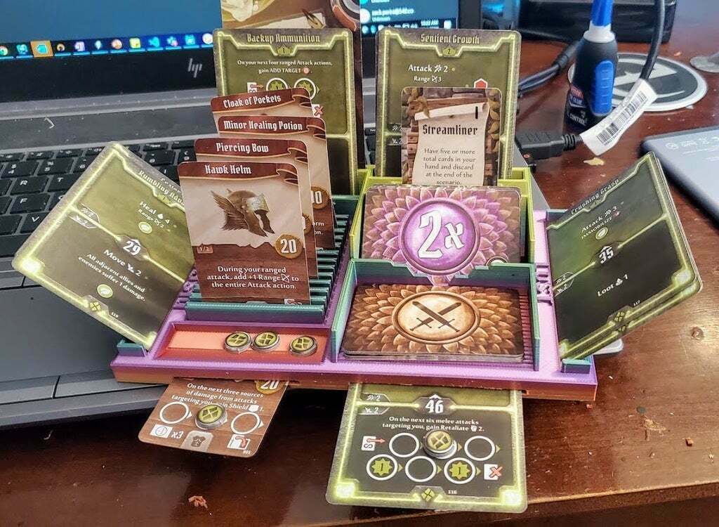 Бесплатный STL файл Gloomhaven Dashboard - For GH Helper App, Compact ...