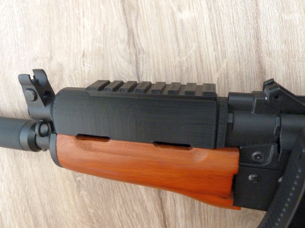 STL file Handguard for Airsoft CYMA CM045 with top picatinny rail 🔫 ・3D ...