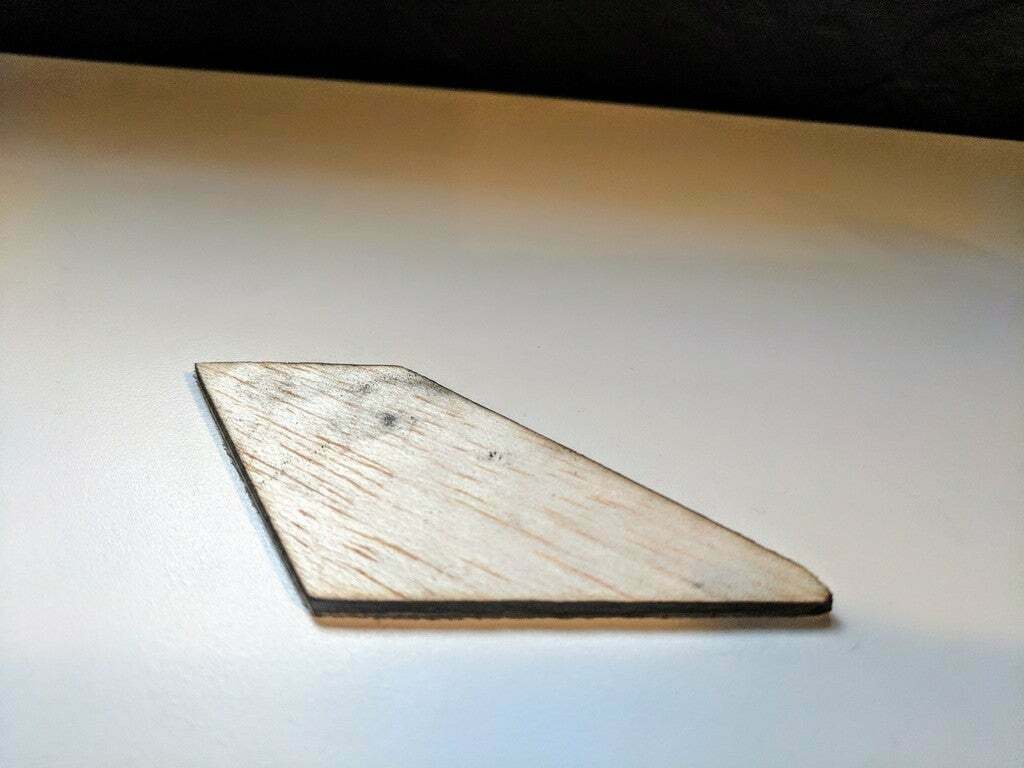 🚀 Laser Cuttable Model Rocket Fins from the Estes Designer's Special ...