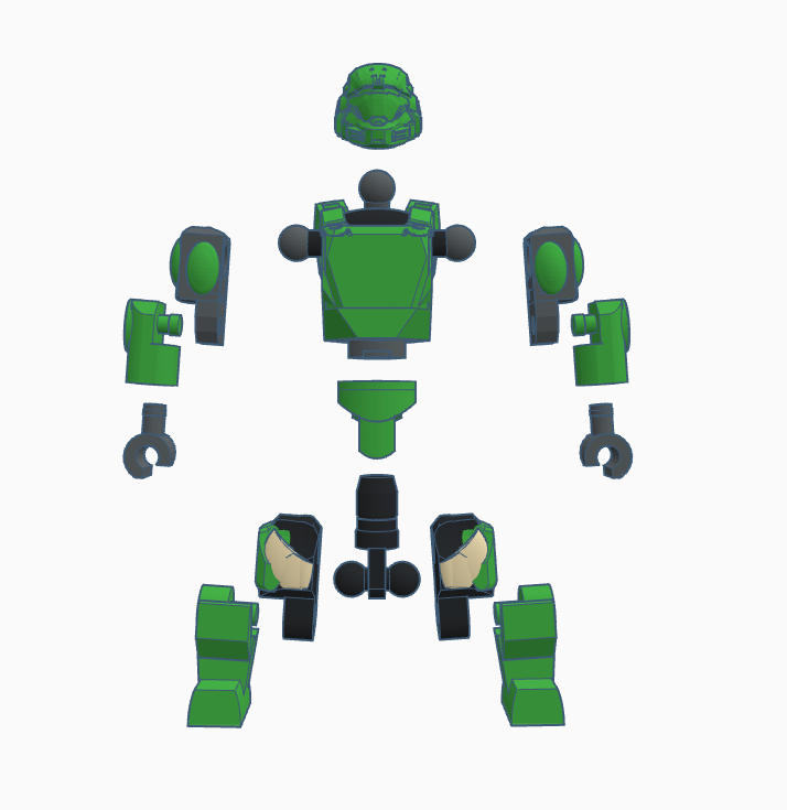 🧱 Little Brick Dude・ STL File for ・Cults